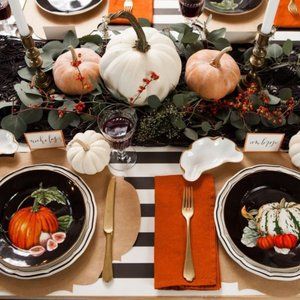 Williams Sonoma | Dining | Harvest Pumpkin Salad Plates Set Of 4 | Poshmark